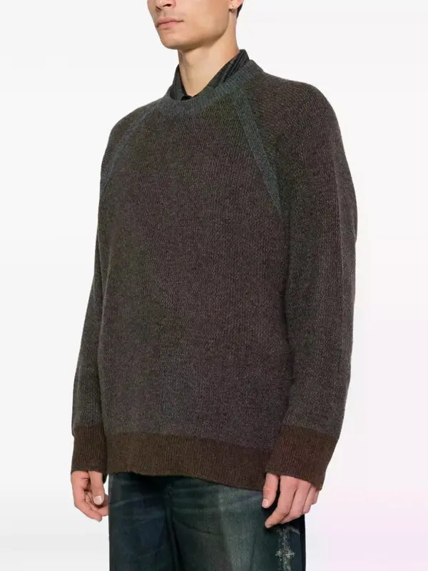 ZIGGY CHEN Braided-cord Raglan Sweater