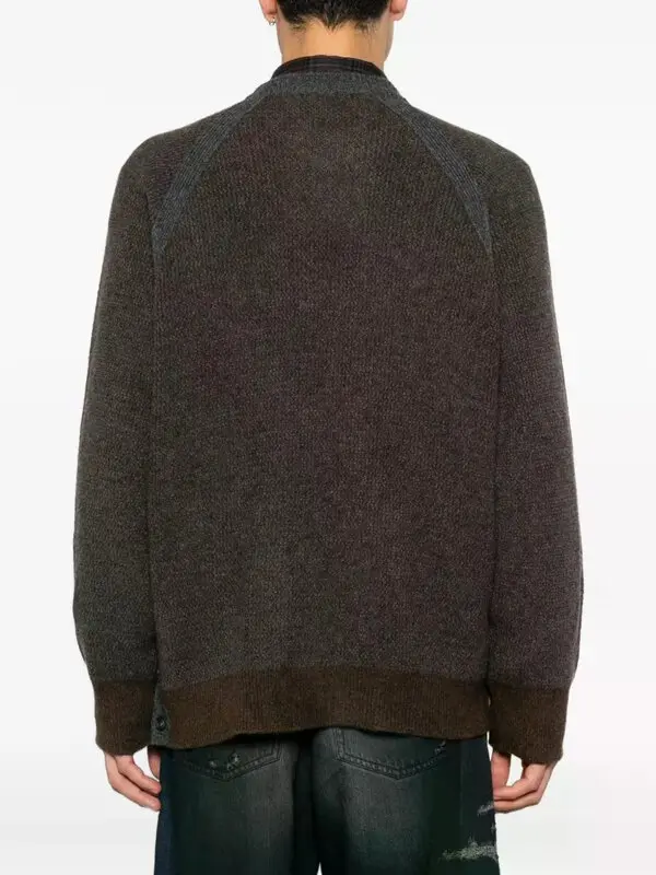 ZIGGY CHEN Braided-cord Raglan Sweater