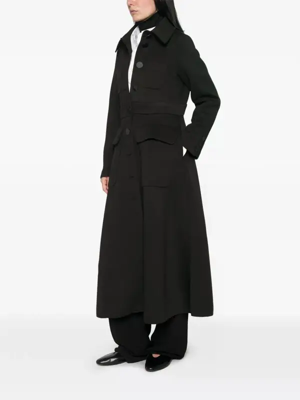 PSOPHIA Button-up Patch-pocket Coat