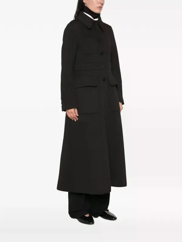 PSOPHIA Button-up Patch-pocket Coat