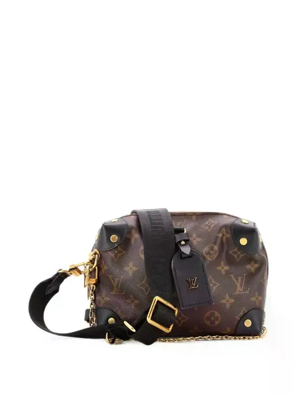 LOUIS VUITTON Petite Malle Souple Handbag - Black