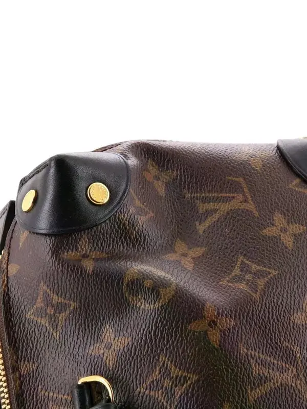 LOUIS VUITTON Petite Malle Souple Handbag - Black