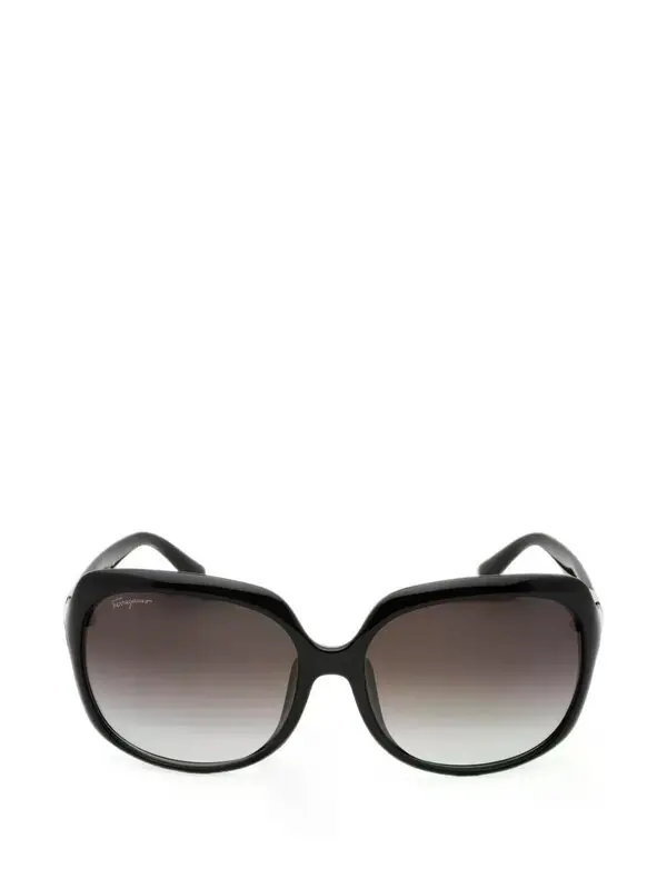 FERRAGAMO Oversized-frame Sunglasses - Black