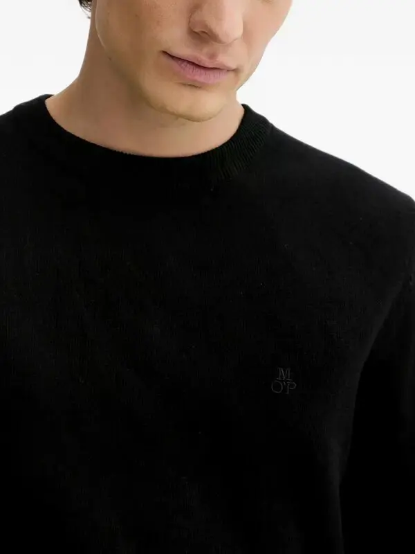 Marc O'polo Logo-embroidered Crew-neck Sweater