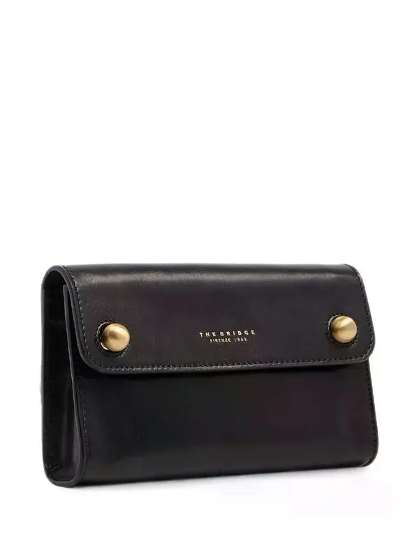 THE BRIDGE Flap-closure Clutch Bag