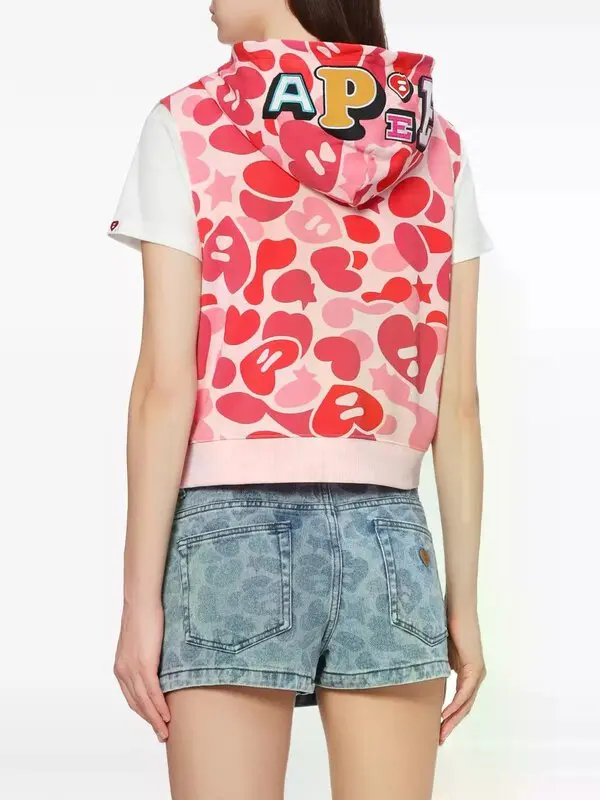 AAPE BY *A BATHING APE Heart Camouflage Gilet