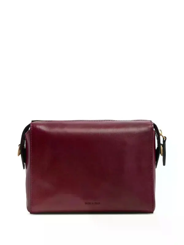 THE BRIDGE Leather Crossbody Bag - Red