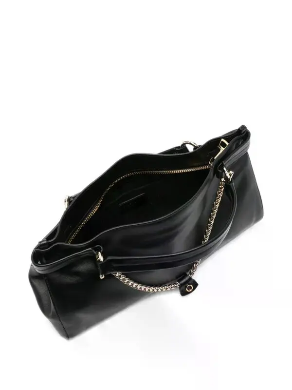 Orciani Chain-link Leather Shoulder Bag