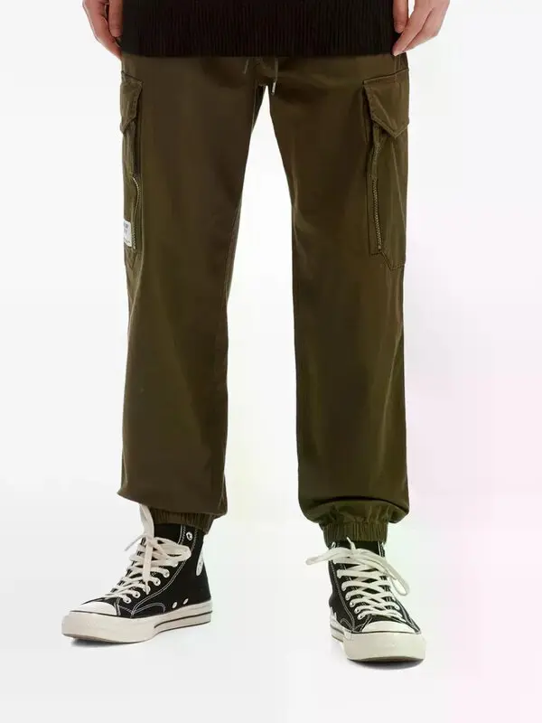 FINGERCROXX Drawstring-waist Cargo Pants