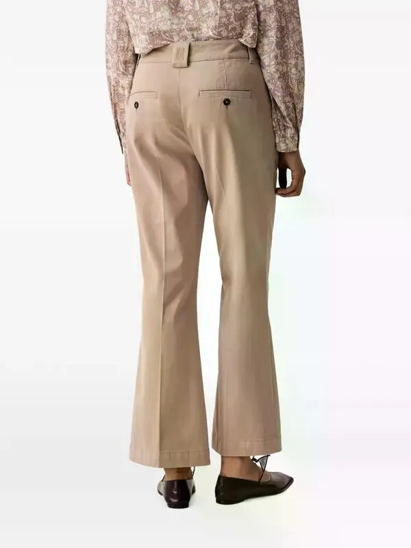 Marc O'polo Pressed-crease Flared Trousers