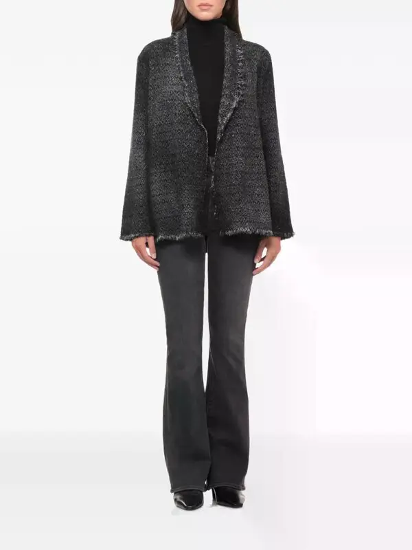 Avant Toi Raw-edge Cardigan