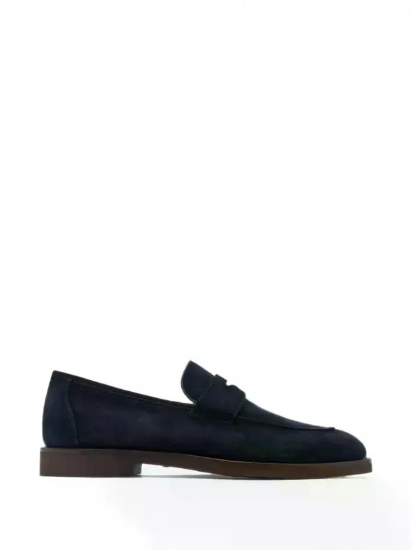 Magnanni Cervan Suede Penny Loafers