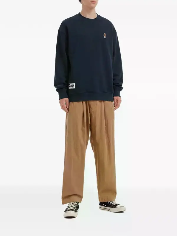 FINGERCROXX Logo-patch Cotton Sweatshirt