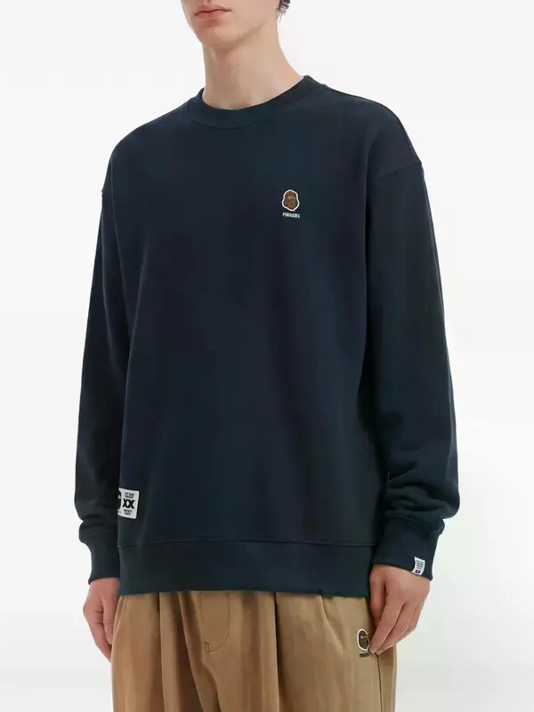 FINGERCROXX Logo-patch Cotton Sweatshirt
