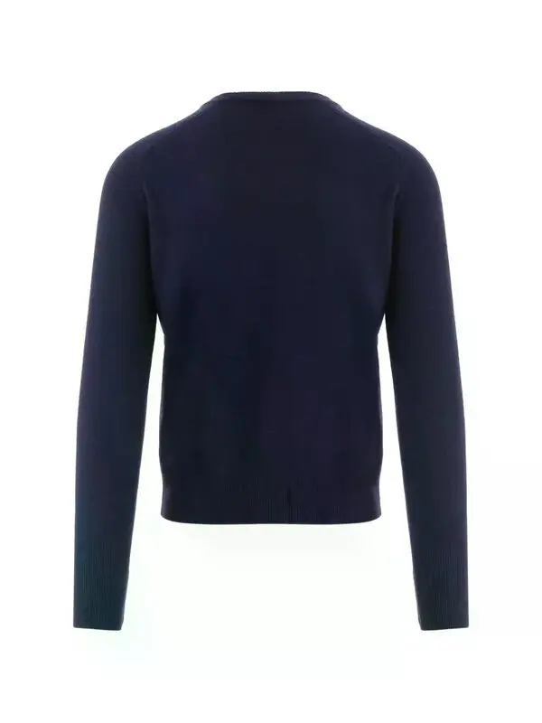 OLIVER LATTUGHI Crew-neck Raglan-sleeve Sweater