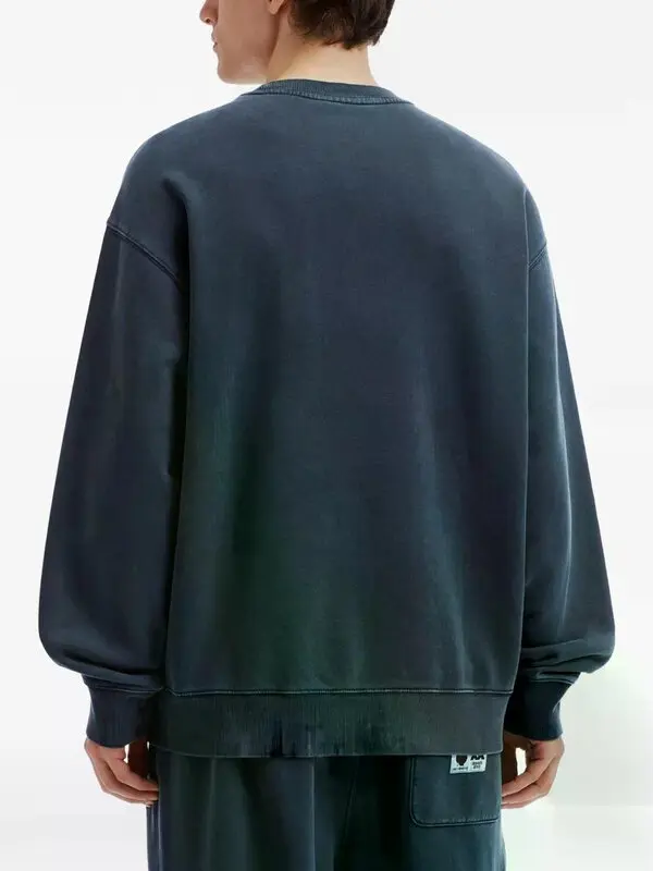 FINGERCROXX Logo-patch Crew-neck Sweatshirt