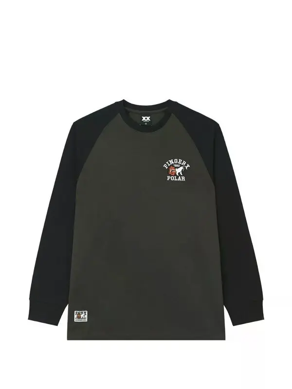 FINGERCROXX Raglan-sleeve Logo-print T-shirt