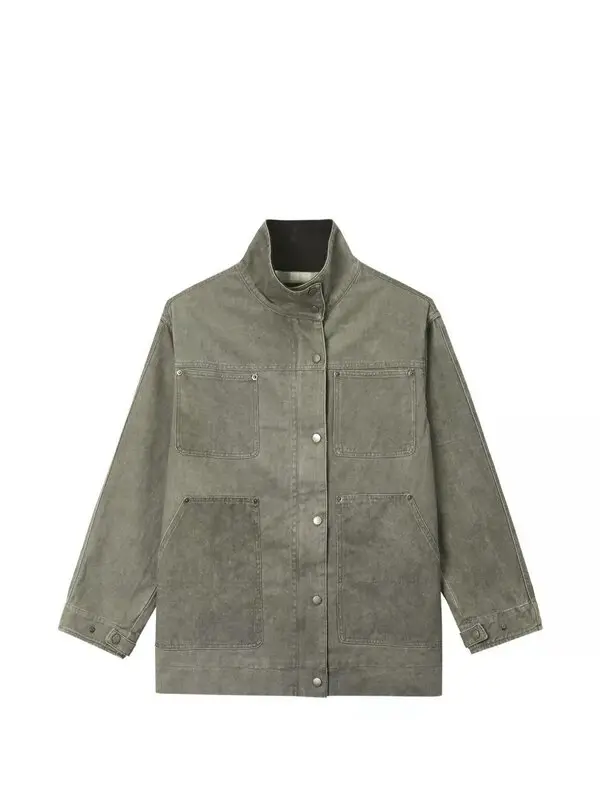 TOUT A COUP Tout À Coup High-neck Cotton Jacket