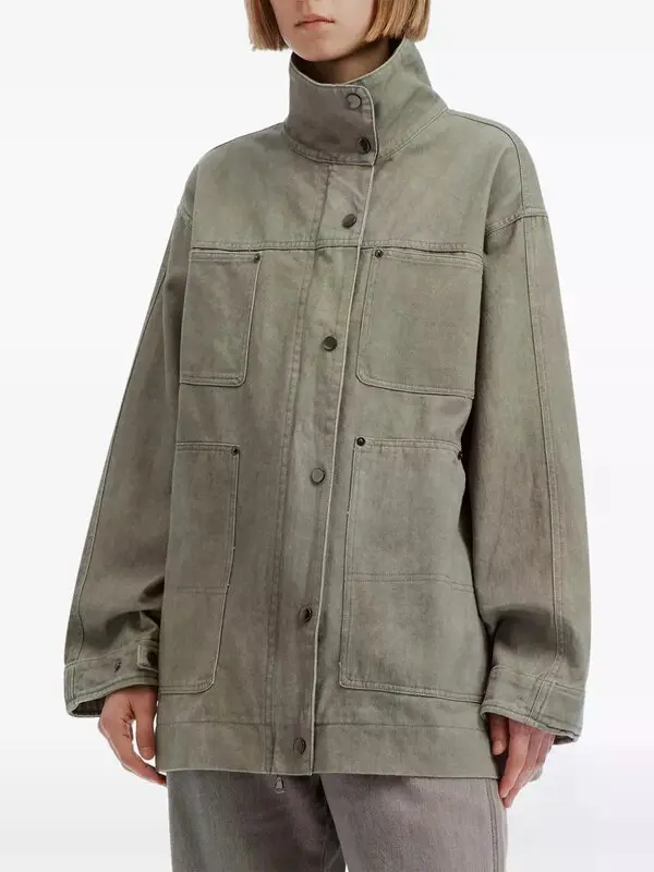 TOUT A COUP Tout À Coup High-neck Cotton Jacket