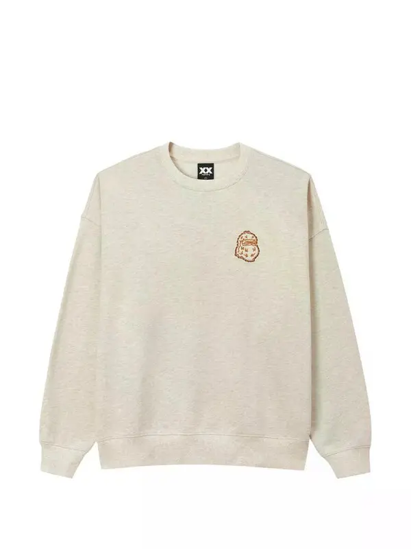 FINGERCROXX Logo-embroidered Cotton Sweatshirt