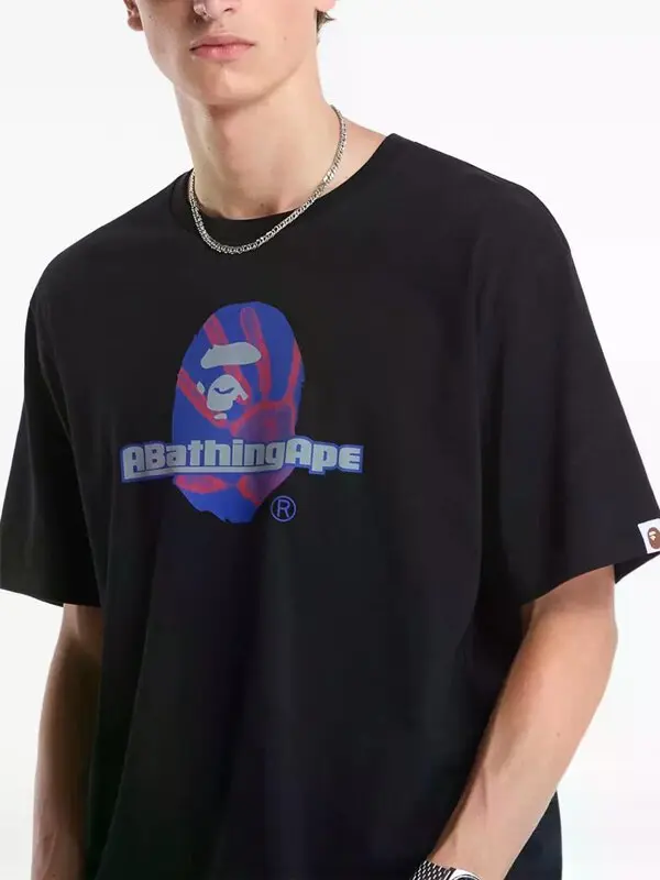 A BATHING APE Handprint Ape Head T-shirt