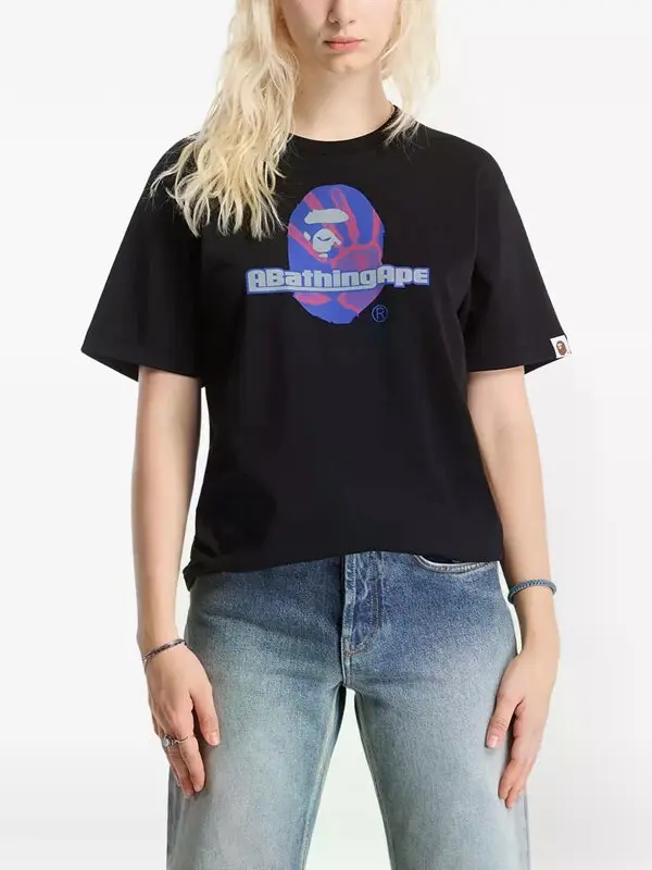 A BATHING APE Handprint Ape Head T-shirt