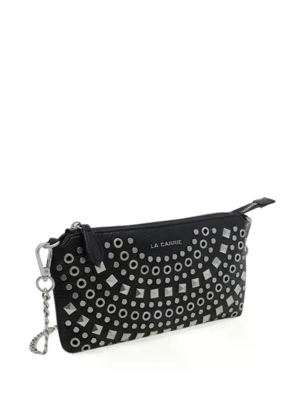 LA CARRIE Stud Embellished Crossbody Bag