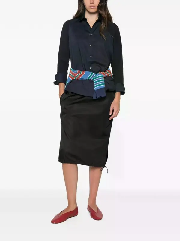 WHYCI Panelled Long Sleeve Shirt