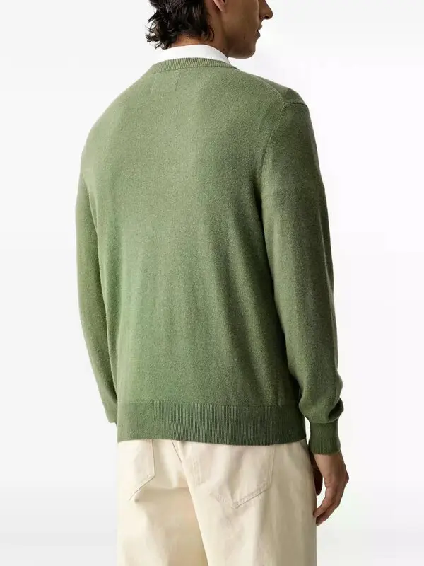 Marc O'polo Logo-embroidered Crew-neck Sweater