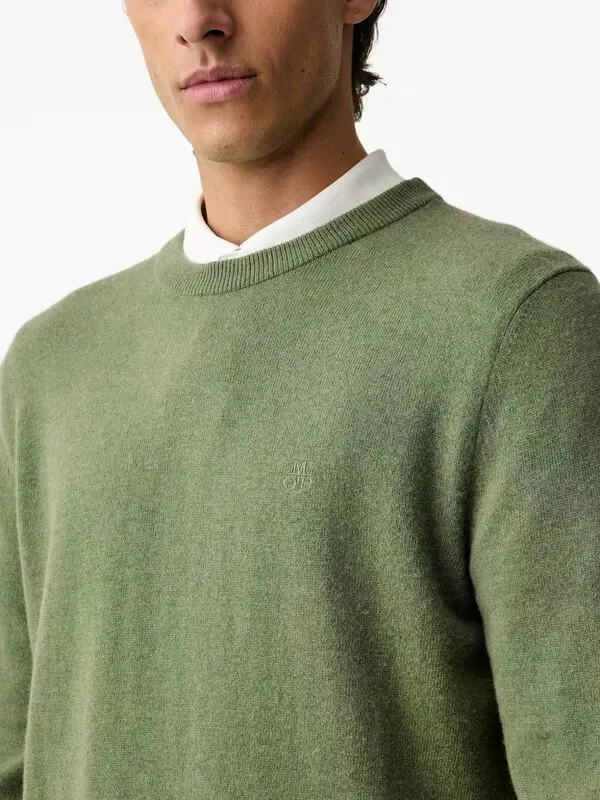 Marc O'polo Logo-embroidered Sweater - Green