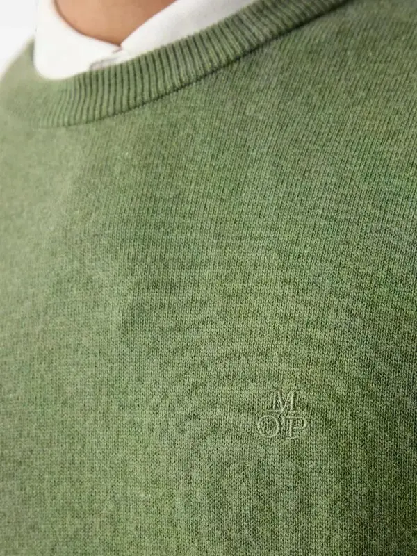 Marc O'polo Logo-embroidered Sweater - Green