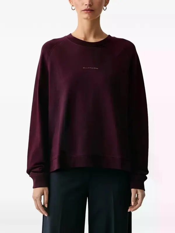 Marc O'polo Logo-print Raglan-sleeve Sweatshirt - Red