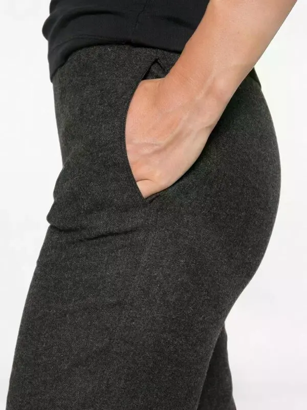 19.61 MILANO Elasticated-waistband Turn-up Trousers
