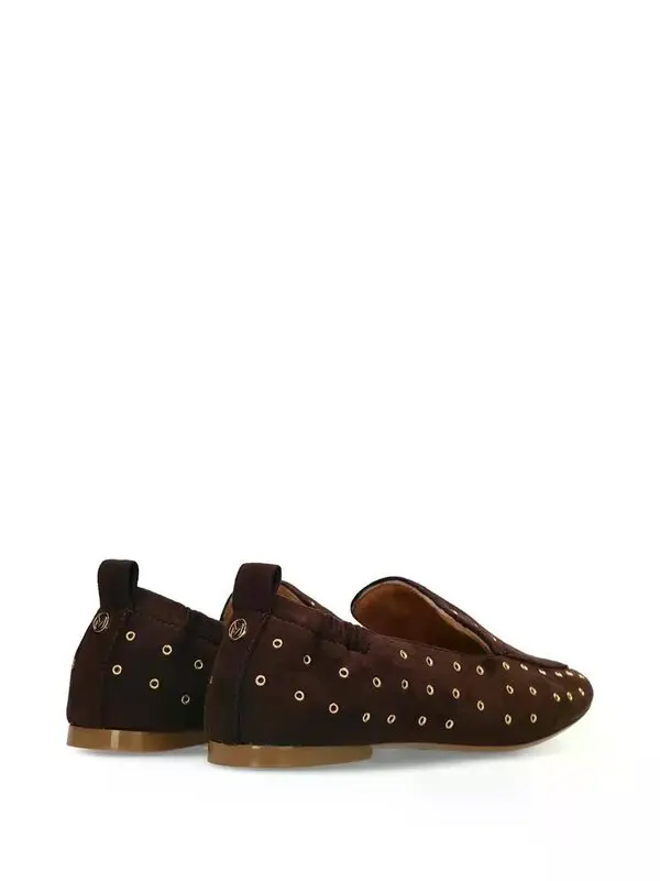 MEXX Eyelet-embellished Suede Loafers