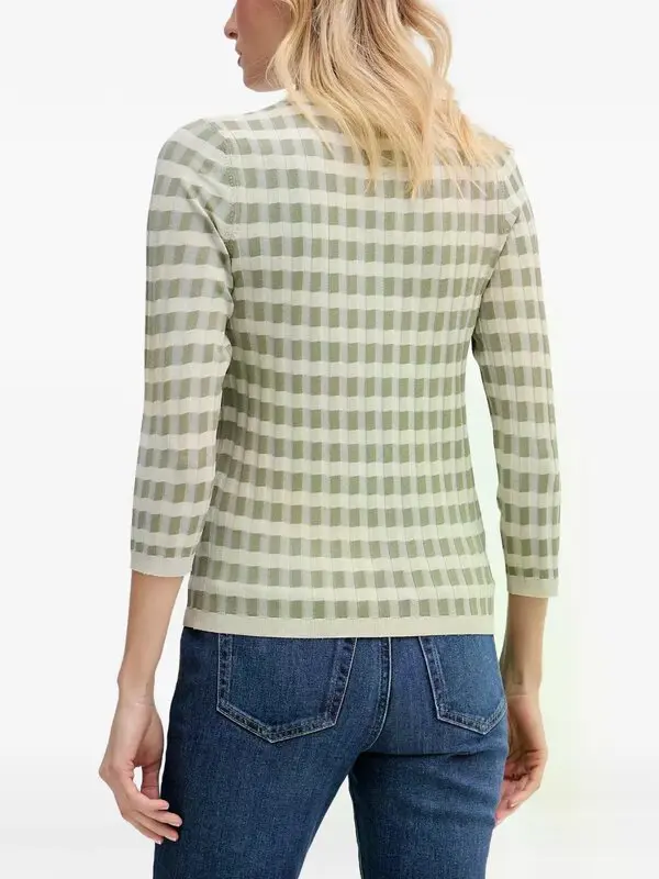 BENETTON Striped Crew Neck Sweater