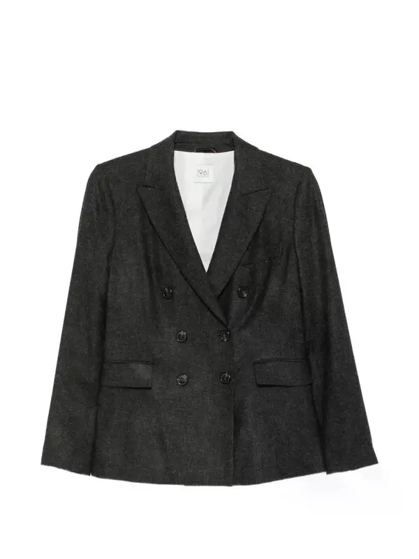 19.61 MILANO Double-breasted Blazer - Grey