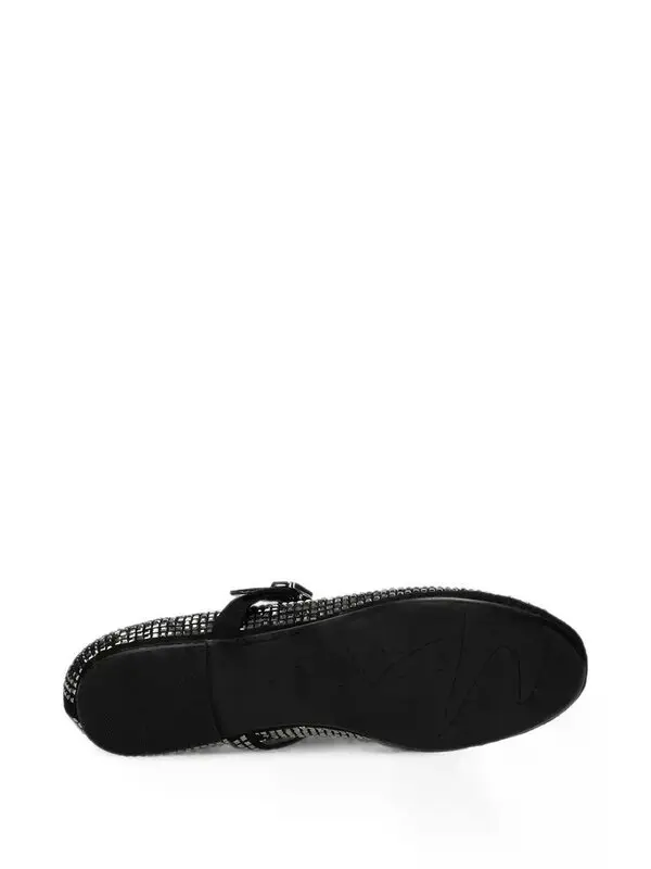 MEXX Stud-embellished Buckle-strap Ballet Flats