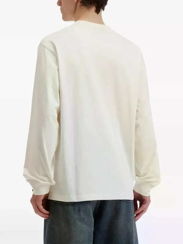 FINGERCROXX Logo-print Long-sleeve T-shirt