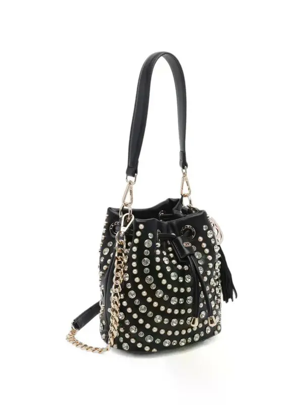 LA CARRIE Andromeda Crystal-embellished Bucket Bag