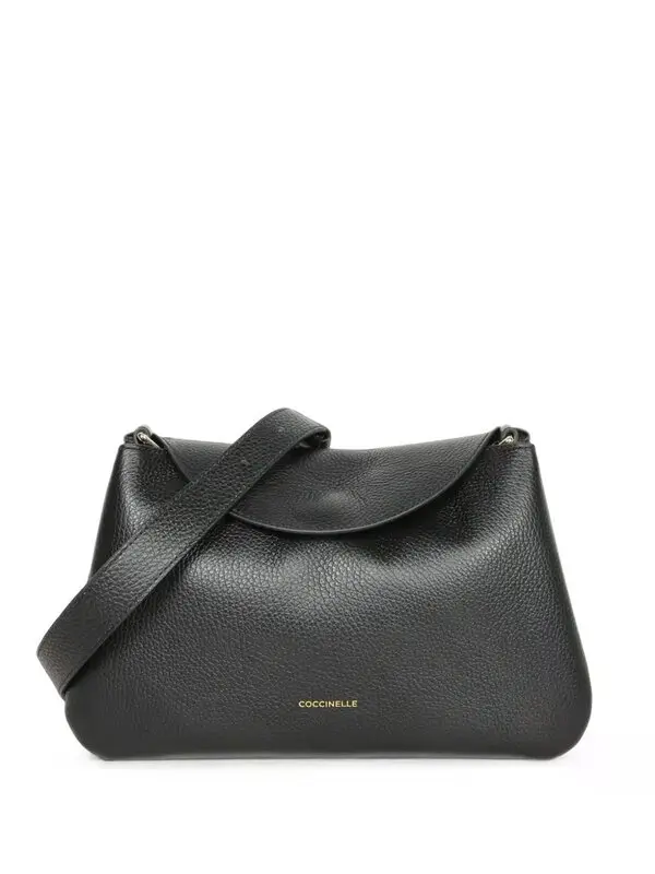 COCCINELLE Grained Leather Shoulder Bag