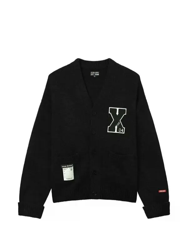 Izzue Logo-patch V-neck Cardigan