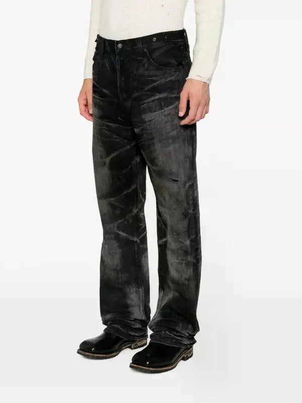 Mastercraft Union Faded Distressed-effect Jeans