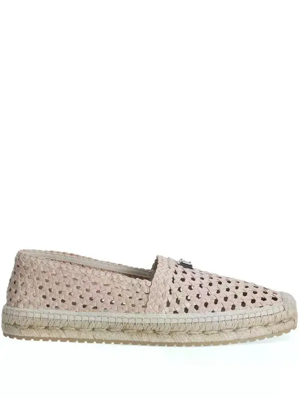 Dolce & Gabbana Woven Leather Espadrilles