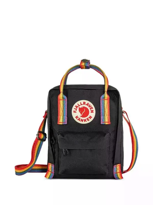 Fjallraven Kånken Rainbow Sling Tote Bag - Black