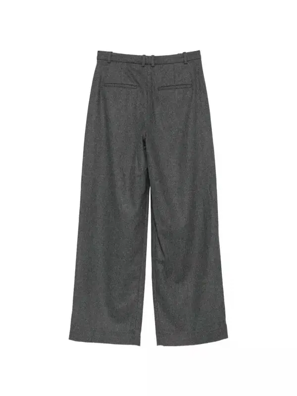 Vince Camille Pleated Wide-leg Trousers