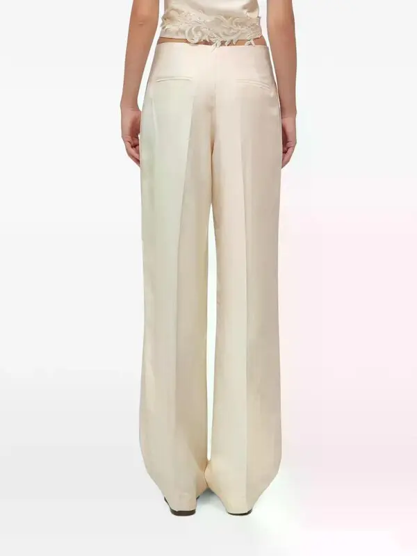 BLUGIRL Pleated Wide-leg Trousers