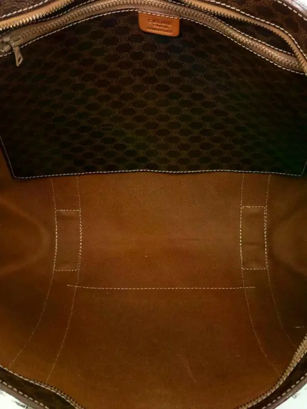 Celine 1994 Macadam Coated Canvas Tote Bag