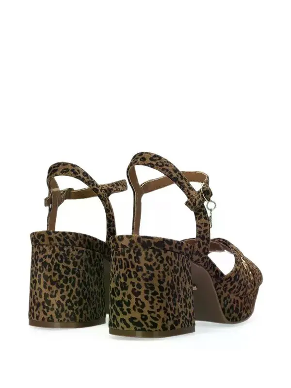 MEXX Leopard-print Platform Sandals