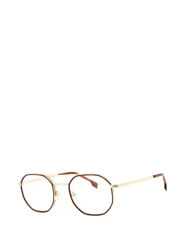 BOSS Geometric Frame Eyeglasses - Brown