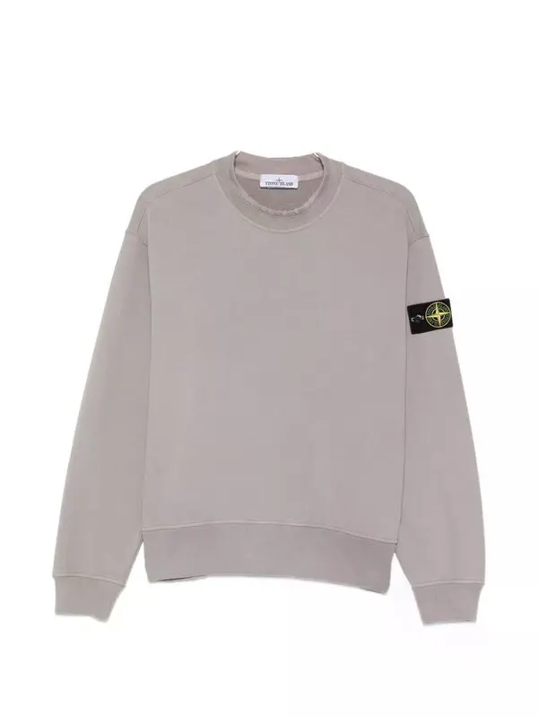 Stone Island Logo-patch Sweater - Grey
